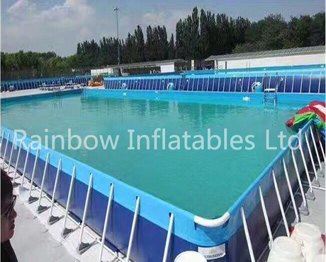 Hot Outdoor Commercial Inflatable Water Park with Frame Pool Portable ...