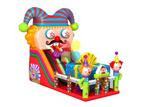 RB6099（9x5.5m）Inflatable giant clown slide for children and adult from ...