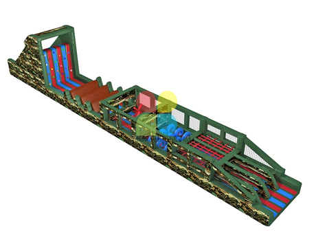 Inflatable tunnel obstacle course rental inflatable obstacle course 5k ...