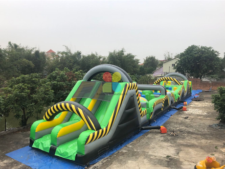 30 Metre Atomic Rush Obstacle Course & Slide from China manufacturer ...
