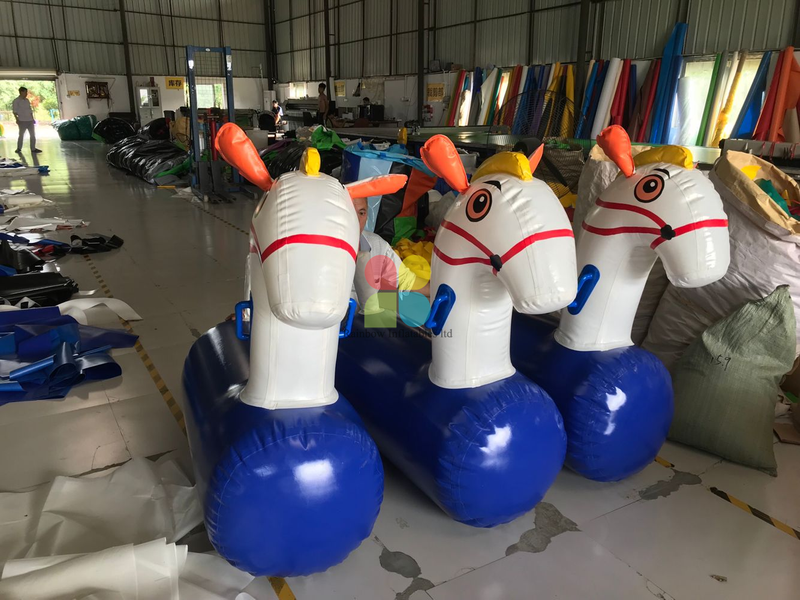 Pony Hop Inflatable Horse Bouncer from China manufacturer - Rainbow ...