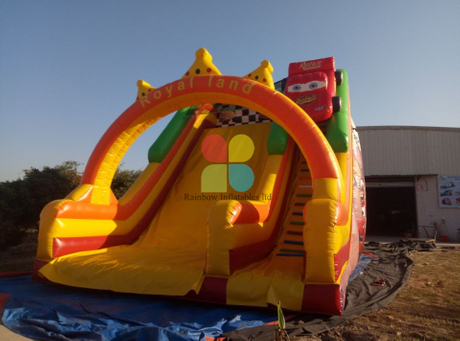 Inflatable Race Car Slide from China manufacturer - Rainbow Inflatables ltd