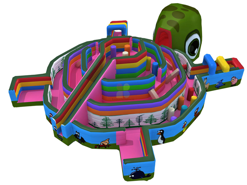 New Design Fantastic Outdoor Inflatable Turtle Shape Obstacle Course ...