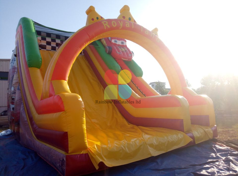 Inflatable Race Car Slide from China manufacturer - Rainbow Inflatables ltd