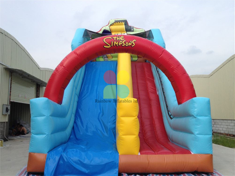 The Simpsons Slide from China manufacturer - Rainbow Inflatables ltd