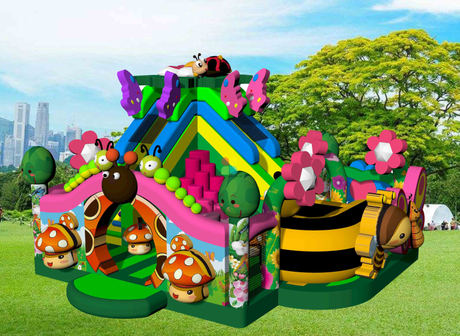 Amazing INFLATABLE Bee Play World Inflatable Flower Funcity from China ...