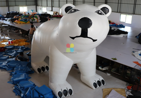 Customized Inflatable Model Panda ；Inflartable Pande for Advertising ...