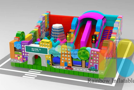 The Lastest City Theme Design Inflatable Funcity Playground,inflatable ...