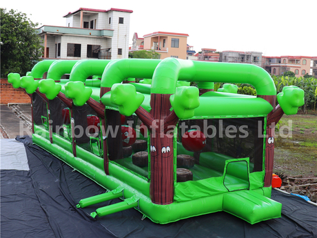 Best Outdoor Inflatable Apple Jack Theme Obstacle Course Running Game ...