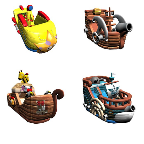 New Design of Inflatable Pirate Ship for Kids - Rainbow Inflatables ltd