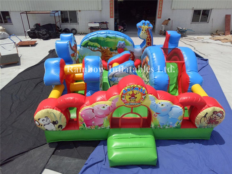 Mini Outdoor Commercial Inflatable Animal Playground for Children from ...