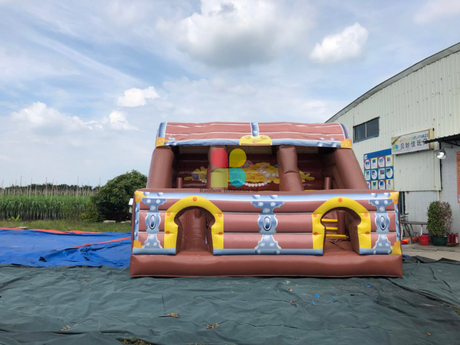 Pirate Treasure Chest Inflatable Slide from China manufacturer ...