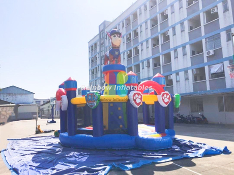 commercial inflatable Little Patrol dog theme park bouncy castle for ...