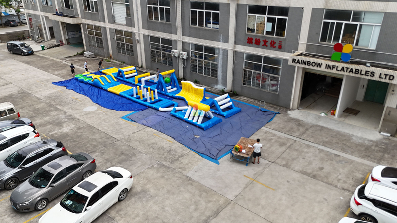 inflatable floating Aqua park from China manufacturer - Rainbow ...