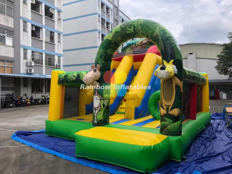 Inflatable Jungle Animal Mini Park from China manufacturer - Rainbow ...
