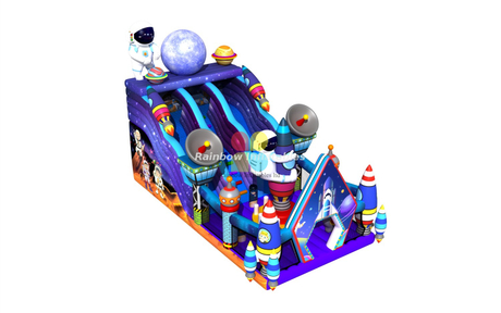 Astronaut Giant Inflatable Slide Inflatable Rocket Launching Slide from ...