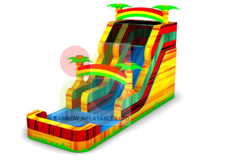 Custom-designed 30ft American Commercial Inflatable Water Slide from ...
