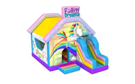 RB3242 New Design Inflatable Flamingo Combo Pink Lucky Bird Bouncer ...