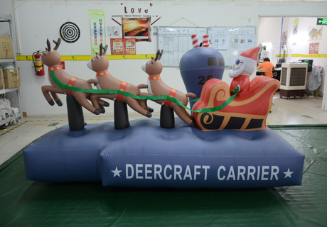 Snoopy Christmas Inflatable Motorcycle Christmas Inflatable Santa Truck ...