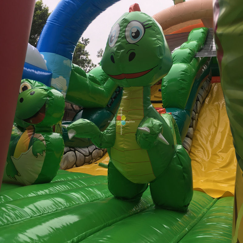 RB8239-1 Rainbow New Design of Dinosaur Inflatable combo from China ...