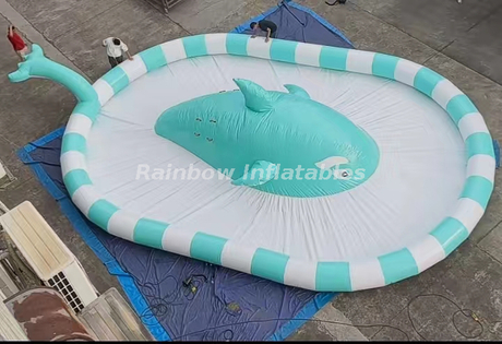 Inflatable Whale Soft Mountain Pool from China manufacturer - Rainbow ...