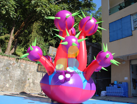 Advertising inflatable flower chain inflatable plant with light from ...
