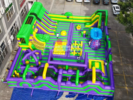 Outdoor Playground Inflatable Theme Park Supplier from China ...