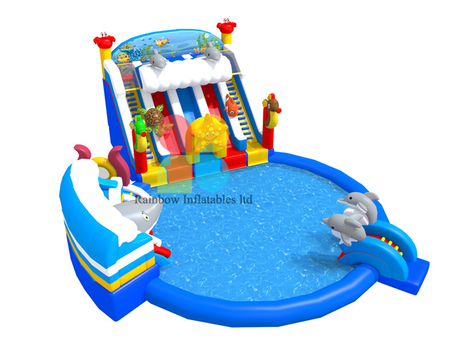 Ocean World Undersea Land Inflatable Ground water park from China ...