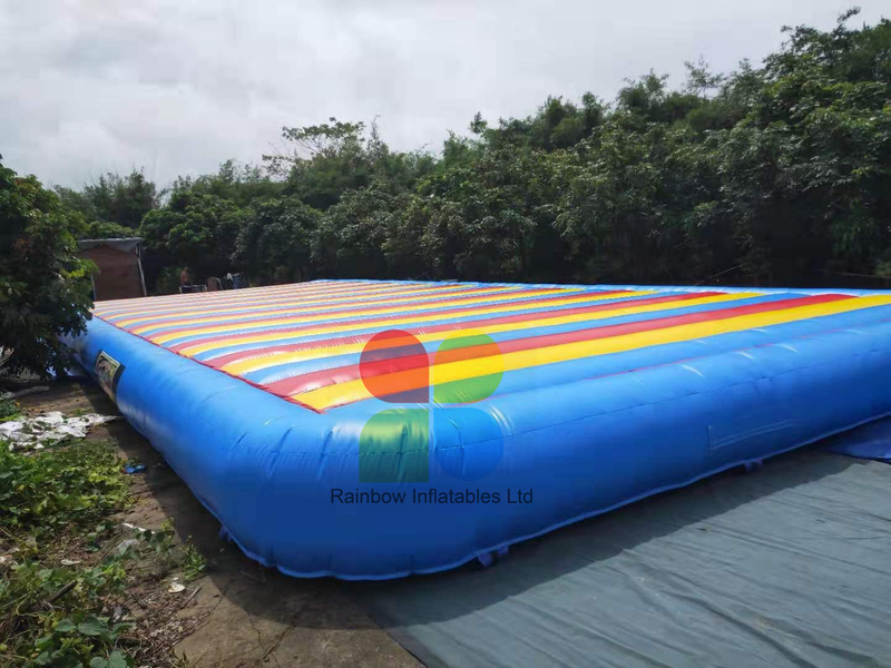 Rainbow Colorful inflatable jumping pad Bounce Pillow from China ...