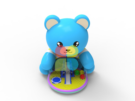 Latest Lake Blue Inflatable Bear Playground Ocean ball Amusement Park ...
